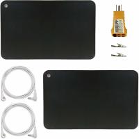 China Hot Selling Best Products BLOCK EMF Grounding 25*68CM Earth Mat Grounding Pad With a 4.5 Meter Earthed Cable for sale