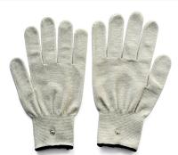 China Silver Fiber Thread Gloves EMF Conductive Grounding Gloves Containing Silver Fiber Nylon for sale