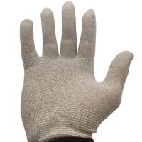 China Silver Fiber Thread Gloves EMF Conductive Grounding Gloves Containing Silver Fiber Nylon for sale