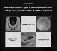 China Factory Wholesale Conductive Vibrating Massage Beauty Silver Fiber Thread Gloves Electrotherapy Compatible With TENS/EMS Machine for sale
