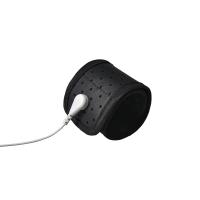 China Unisex Grounding Therapy Wrist Support Brace with 15ft Cord Carbon Conductive Earthing Band for Ear Protection Safety (Black) for sale