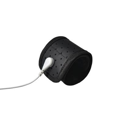 China Unisex Grounding Therapy Wrist Support Brace with 15ft Cord Carbon Conductive Earthing Band for Ear Protection Safety (Black) for sale
