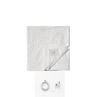 China Grounding Sheets King Deep Pocket Organic Cotton With Silver Fiber, Grounding Fitted Earth Sheets With Grounding Cord for sale