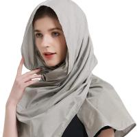 China Maxsharer Gray Color Unisex EMF 5th Generation Wireless Radiation Protection Shielding Scarf RF Block Silver Fiber Fabric for sale