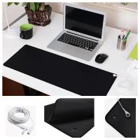 China Dropshipping Grounding Mouse Pad Black 25*25cm Durable Rubber Leather Mats Anti-static Healthy safety for sale