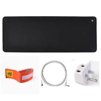 China Dropshipping Grounding Mouse Pad Black 40*60cm Durable Rubber Leather Mats Anti-static Healthy Safety for sale