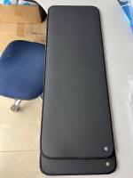 China Grounding Mouse Pad Mat Black 25*46cm Durable Rubber Anti-slip PU Leather Mouse Pad Good Mouse Pads Anti-static Healthy for sale