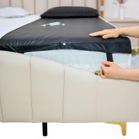 China Maxsharer Ground Therapy Silver Cotton Leather Yarn Dyed Woven 140mm Sleep Mat Full Coverage 'Easy-Setup' 4 Corner Straps for sale