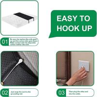 China Safety Maxsharer  Leather Black Earthing Grounding Bed Mat for Better Sleep for sale