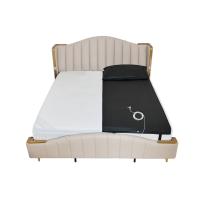 China Maxsharer Factory Customized Large Size Silver/Cotton/Leather Woven Yarn Dyed Grounding Mat Bed Sleep Therapy Breathable Black for sale