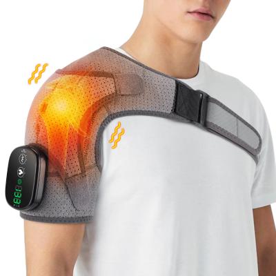 China Heating Massage Shoulder Strap with 45°C-75°C Levels, 5000mAh Battery, and Neoprene Rubber Material for sale