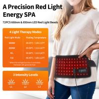 China Red Light Therapy Belt with 72 LED Beads for Dual-Band Phototherapy and Three-Level Dimmer for sale