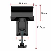 China Office Lift Desk Accessories Metal Clamp Power Strip Holder 10mm-55mm for sale