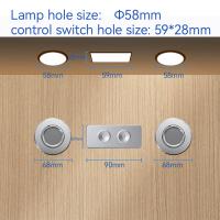 China IP20 Adjustable Electrical Sofa Reading Lamp Light Touch Panel 29V for sale