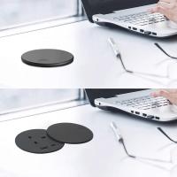 China ABS Plastic USB C Desk Power Grommet Socket 82mm Dia 240V for sale