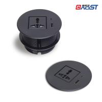 China Furniture Embedded Recessed Desk Power Grommet Charger Sockets PD 20W for sale