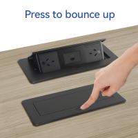 China SAA Pop Up Switch Box Power Outlet Under Desk Kitchen Countertop for sale