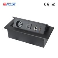 China French Recessed Pop Up Electrical Kitchen Counter Sockets Tabletop Outlet for sale