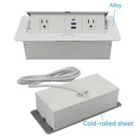 China Compact Usb Desktop Socket Box Power Outlet Box OEM CUL Certificated for sale