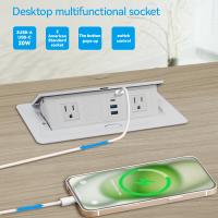 China Compact Usb Desktop Socket Box Power Outlet Box OEM CUL Certificated for sale