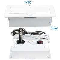 China RJ45 HDMI Power Tabletop Pop Up Socket Box Outlets For Office Desks for sale