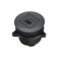 China Furniture Recessed USB C Power Grommet Charger 20W Output for sale