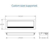 China ROHS Anodized Under Table Cable Organizer Management Solution for sale