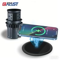 China Wireless Kitchen Island Retractable Power Socket Pop Up Outlet 110mm Hole for sale