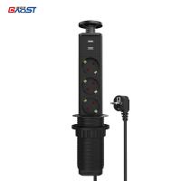China Retractable Pop Up Plug Socket Power Strip Schuko Outlets For Countertops for sale