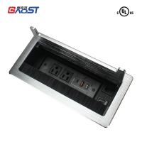 China ODM Flip Up Conference Electrical Socket Box Office Desk Plug For Hotel Accommodations for sale