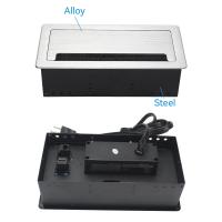 China ODM Flip Up Conference Electrical Socket Box Office Desk Plug For Hotel Accommodations for sale