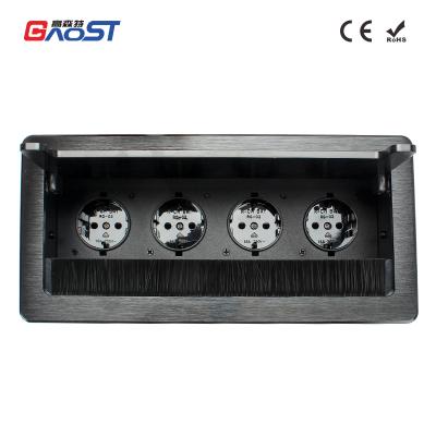 China Smart Centralized Power Conference Electrical Socket Schuko Outlets Corrosion Resistance for sale