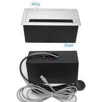 China Hidden Concealed Electrical Flip Up Conference Electrical Socket For Conference Room Workspace for sale