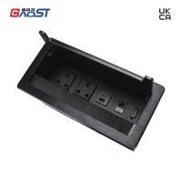 China 20W Flip Up Countertop Outlet Power Module USBA USBC Desk Mounted Sockets for sale