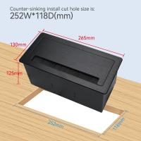 China 20W Flip Up Countertop Outlet Power Module USBA USBC Desk Mounted Sockets for sale