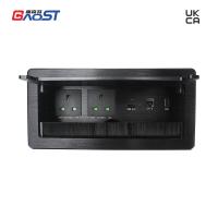 China 13A Desktop Flip Up Conference Electrical Socket Multimedia Power Box For Office Conference Podiums for sale
