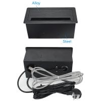China 13A Desktop Flip Up Conference Electrical Socket Multimedia Power Box For Office Conference Podiums for sale