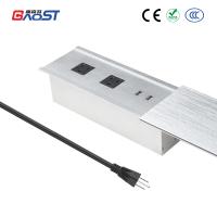 China Recessed Hidden Conference Table Power Socket Outlet Hub 20W USB Fast Charging for sale