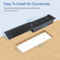 China Commercial Office Furniture Socket Slide Embedded Boardroom Table Power Outlets for sale