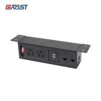 China 276mm Under Desk Power Strip Mountable Board ODM for sale