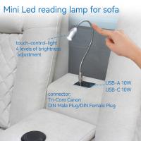 China Furniture Armchair Sofa Reading Lamp Light 10W USB Dimmable for sale