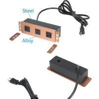 China Custom Furniture Recessed Power Bar Electrical Outlet For Drawer Cabinet Workbench for sale