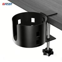 China Anti Spill Under Gaming Desk Cup Holder Adjustable 3.95 Inch for sale