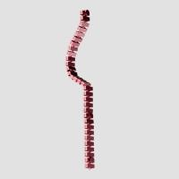 China OEM Lift Desk Accessories Vertebrae Cable Management Spine for sale