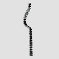 China OEM Lift Desk Accessories Vertebrae Cable Management Spine for sale