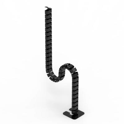 China Adjustable Lift Desk Accessories 1320mm Cable Management Spine Snake for sale