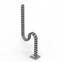 China Adjustable Lift Desk Accessories 1320mm Cable Management Spine Snake for sale
