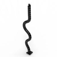China Adjustable Desk Vertebrae Cable Manager Organizer Spine Quad Entry for sale