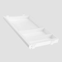 China Plastic Lift Desk Accessories Hidden Under Desk Drawer For Laptop Storage Tray 505mm for sale