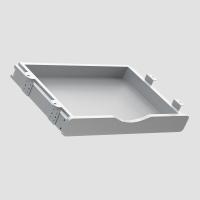 China Metal Pull Out Under Desk Organizer Tray Shelf 250mm For Standing Desks for sale
